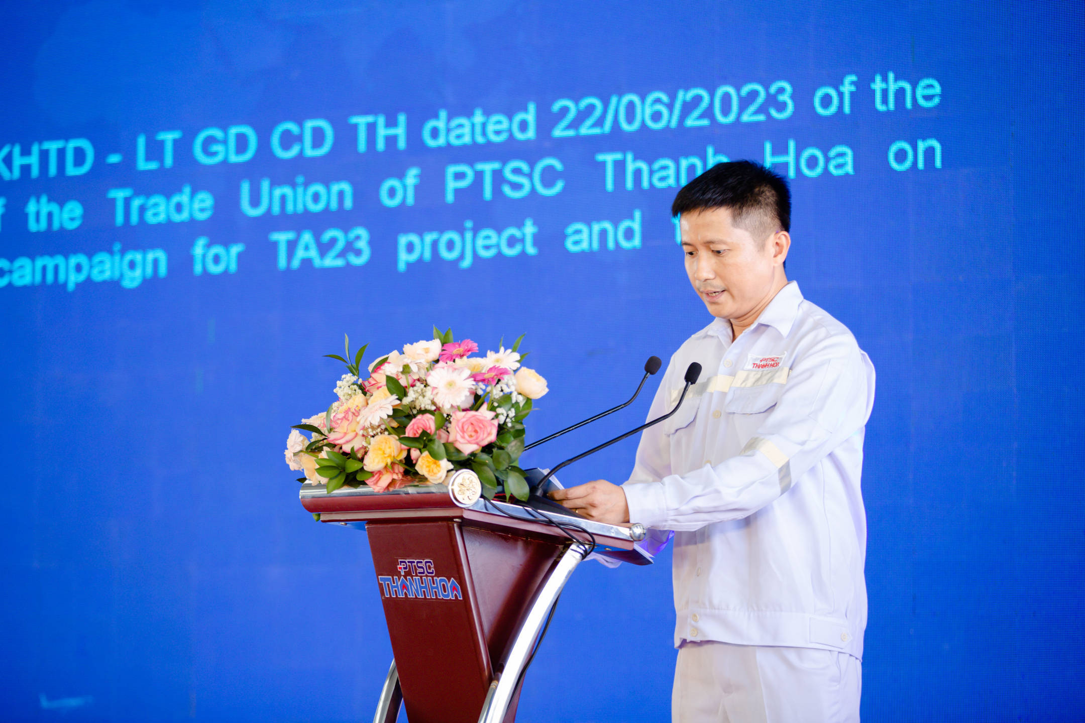 PTSC Thanh Hóa tổ chức Lễ First Cut gói thầu Suction Bucket - Dự án CHW2204